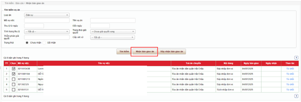 [QLTA] Hướng dẫn chuyển nhận án, bàn giao án trên QLTA do sáp nhập đơn vị – Chuyển đổi số – IT Web3